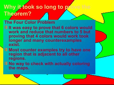 The Four Color Theorem Ppt