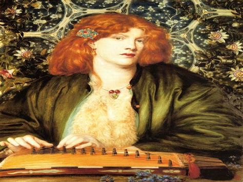 Dante Gabriel Rossetti The Blue Bower Extremely Rare Original