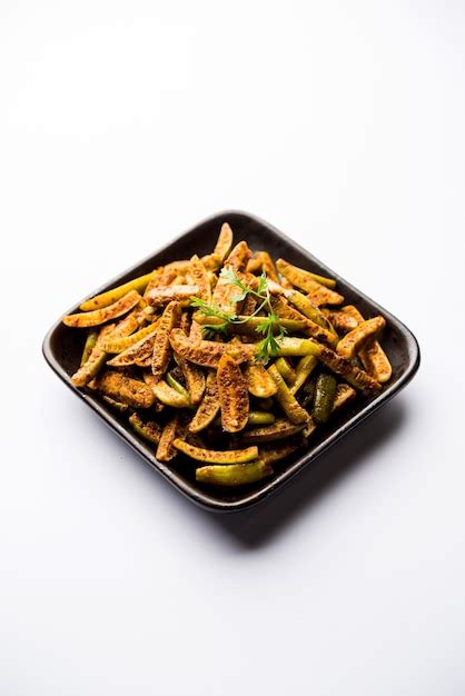 Tindora Sabzi Ou Tendli Ou Tondli Fry Também Conhecida Como Receita De