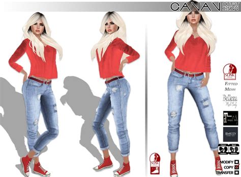 Second Life Marketplace Canan Outfit Vratnik B
