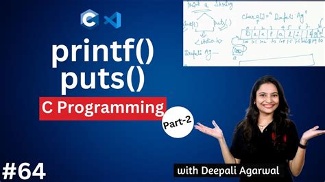 How To Print A String In C Printf Vs Puts In C String In C Part 2