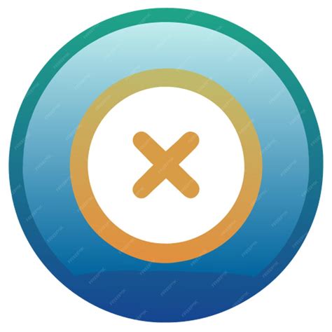 Premium Vector Delete Button Icon