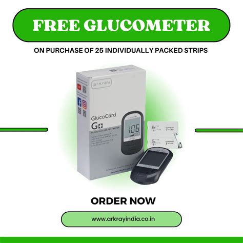 Free Glucocard G Device With 25 Individually Packed Arkray Arkray