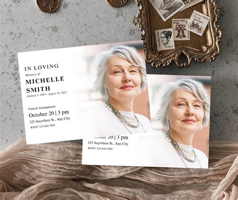 Funeral Invitation Memorial Service Invite Template Funeral Evite