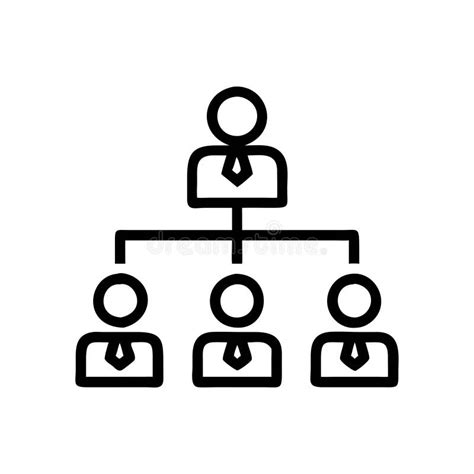 Visual Icon Of Corporate Structure Stock Vector Illustration Of Visual Icon Of Corporate Structure Stock Vector Illustration Of
