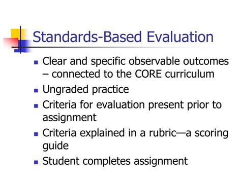 Ppt Standards Based Assessment Powerpoint Presentation Free Download