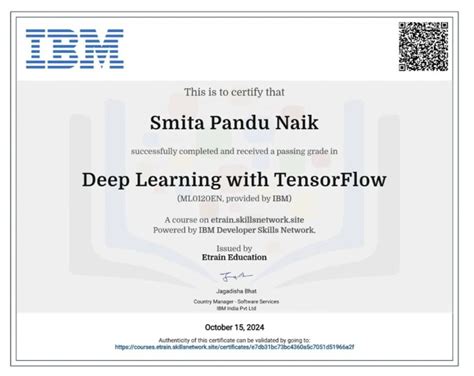 Smita Naik On Linkedin Deeplearning Tensorflow Ai Ibm