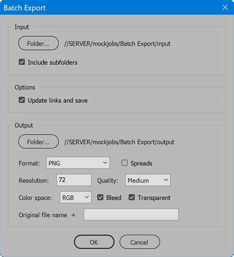 Mars Premedia Batch Export