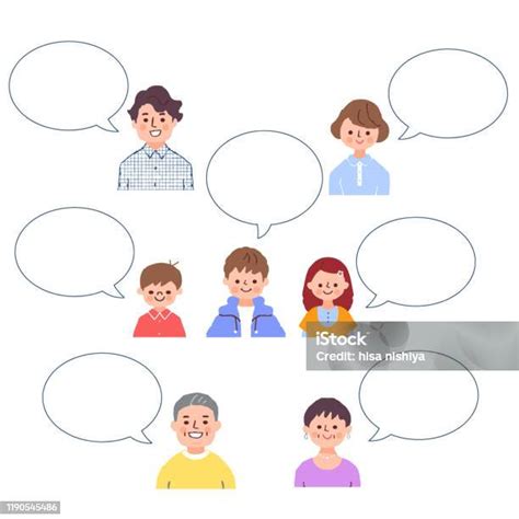 미소로 말하는 3 세대 가족 가정 생활에 대한 스톡 벡터 아트 및 기타 이미지 가정 생활 가족 가족과 함께 집에 Istock