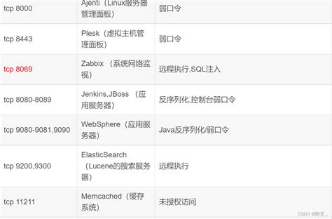 高危端口基本了解 Csdn博客