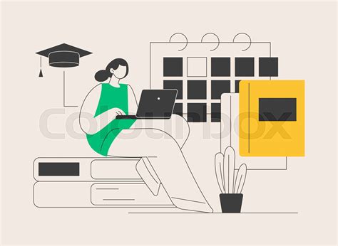 Personalized Learning Abstract Concept Vector Illustration Stock