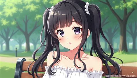 D Anime Glamorous Woman With Twintails Stable Diffusion Online