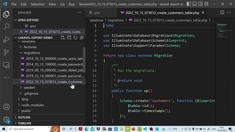 laravel 9 การ export ข้อมูลไป excel แบบรองรับการกรองข้อมูลโดยการค้นหา