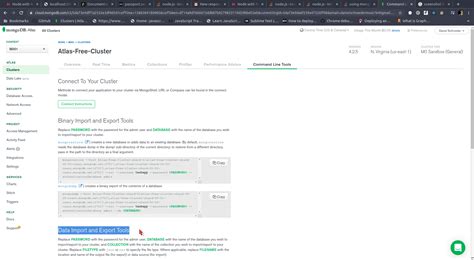 Nodejs Write The Contents Of The Whole Mongo Database Contents Of