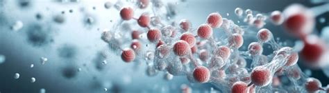 Abstract Representation Of Molecular Structures In A Digital Style Showcasing Vibrant Colors