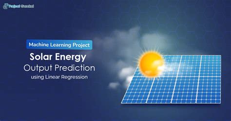 Solar Energy Output Prediction Using Ml Linear Regression Project Gurukul