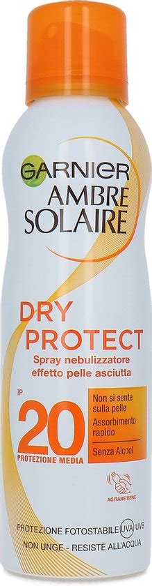 Garnier Ambre Solaire Dry Protect Mist Spray 200 Ml Spf 20 Bol