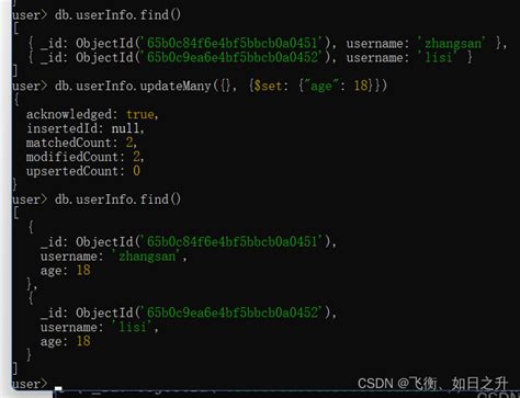 Node 第二十三天 Mongodb Shell 命令 Crud 增删改查 基础mongodb Shell Crud常用命令 Csdn博客