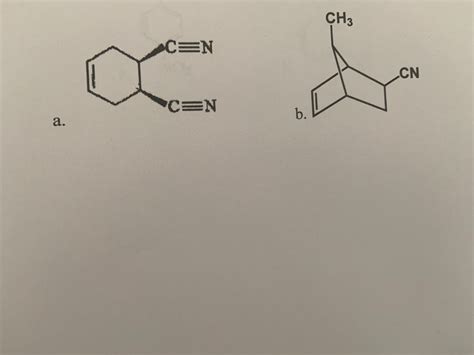 Solved CH3 C N CN CEN B A Chegg Com