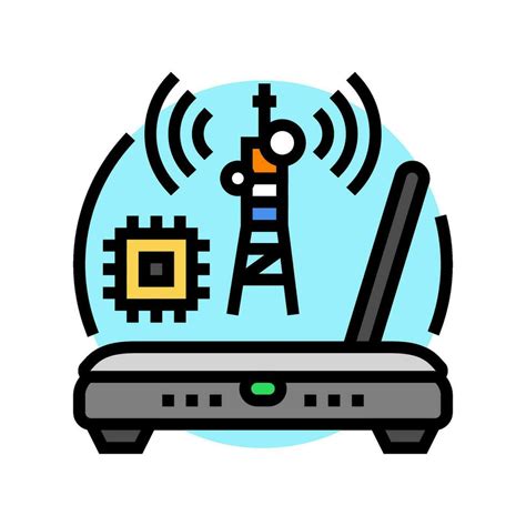 Rf Technology Electronics Color Icon Vector Illustration 32517449 Vector Art At Vecteezy