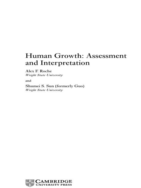 Human Growth Assessment And Interpretati Pdf Metaphor Emotions