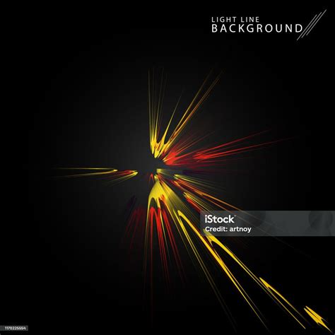 화려한 불꽃 놀이방 라인 벡터 그림입니다 동적 스타일 추상배경 폭발 외부에서 빠르게 움직이는 선 날카롭게 방사 0명에 대한 스톡 벡터 아트 및 기타 이미지 Istock