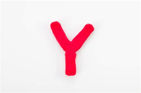 흰색 배경에 고립 된 영어 알파벳의 빨간 플라스틱 문자 Y 대문자 빨강에 대한 스톡 사진 및 기타 이미지 빨강 알파벳 Y