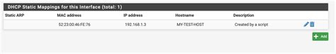 Apply For Static Dhcp Mapping Changes Issue Jaredhendrickson Pfsense Api Github