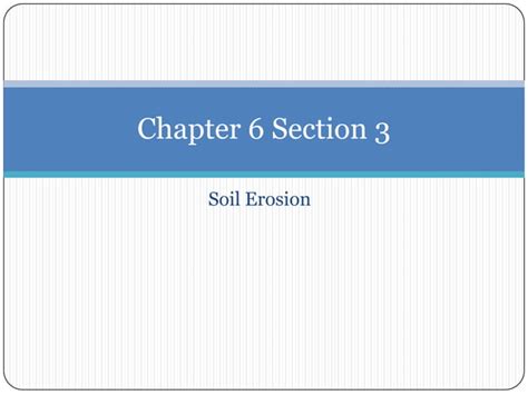 Chapter 6 Section 3 Revised Ppt