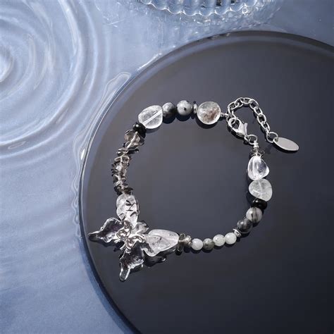Selenichast Twilight Butterfly Bracelet Natural Stone Bracelets