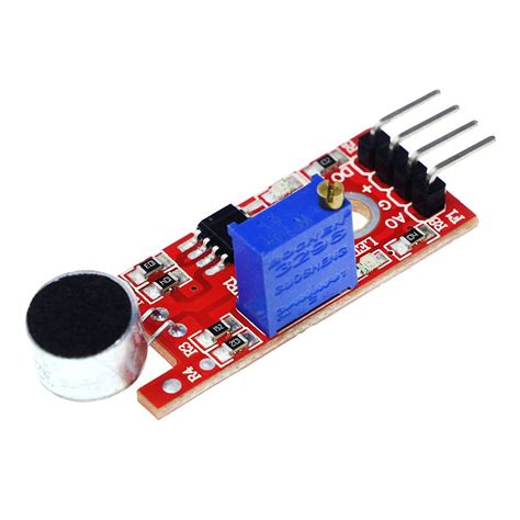 Sound Sensor Detection Module Lm393 Chip Electret Microphone For Arduino