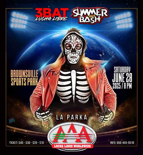 La Parka Makes His Usa Debut At Summer Bash 2025 3bat Productions
