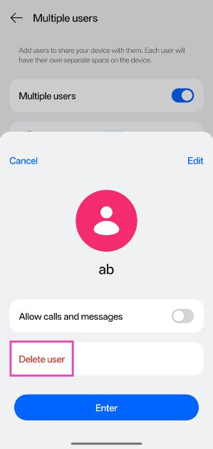 how to create and set up multiple user profiles on android