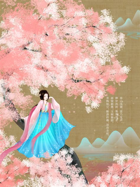 中国节气人物插画图片 中国节气人物插画素材 中国节气人物插画模板 设图网