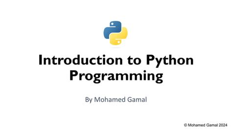 Introduction To Python Prog Lecture 1 Pdf