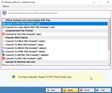 MailsGen EMLX Converter Mails Gen Software CabinetM