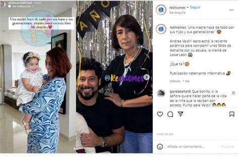 Una madre hace todo por sus hijos Andrea Valdiri publicó foto de su hija con la mamá de Lowe