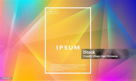 기하학적 홀로그래피 배경 미래 지향적인 그라데이션 메시 벡터 미니멀 배경 화면 배너 카드 책 일러스트 웹 랜딩 페이지 및 기타 관련 크리에이티브에 적합 0명에 대한 스톡