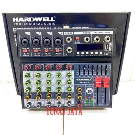 Jual Mixer Audio Hardwell REVERB 6 6 Channel Original Shopee Indonesia