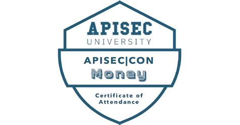 mohd badrudduja cissp cc on linkedin apisec con money certificate of attendance was issued