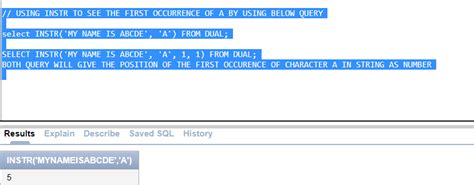 Substr And Instr Character Function In Oracle Dotcmdb