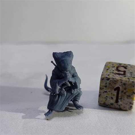 3d Printable Kobold Wizard By Armoured Up Minis
