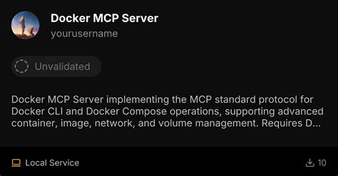Docker MCP Server | MCP Servers · LobeHub