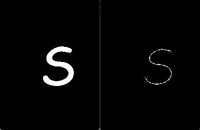 Image Processing Thinning Handwritten Characters In MATLAB Stack Overflow
