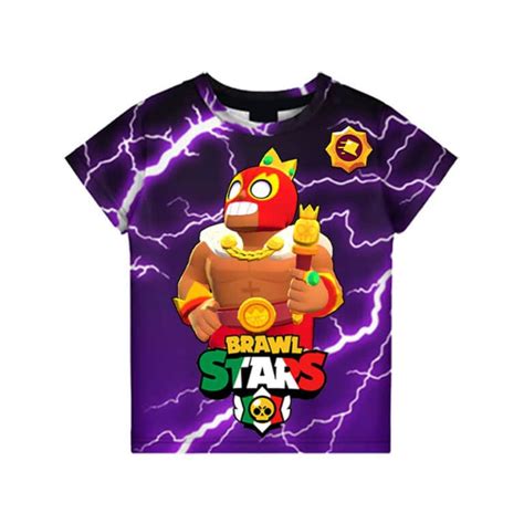 Футболка El Rey Primo Brawl Stars Футболка Meteor Rush Бравл Старс