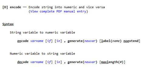 Value Labels In Stata