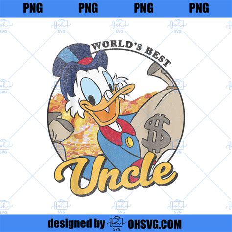 Disney Ducktales Scrooge Mcduck Worlds Best Uncle Png Disney Png Mcd