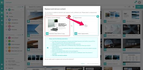 delete and replace content presono s knowledgebase
