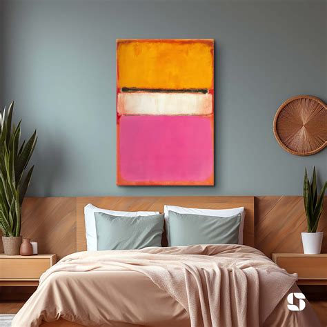 Mark Rothko White Center Canvas Mark Rothko Print Exhibition Etsy