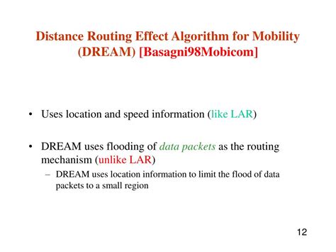 Ppt Overview Of Unicast Routing Protocols For Multihop Wireless